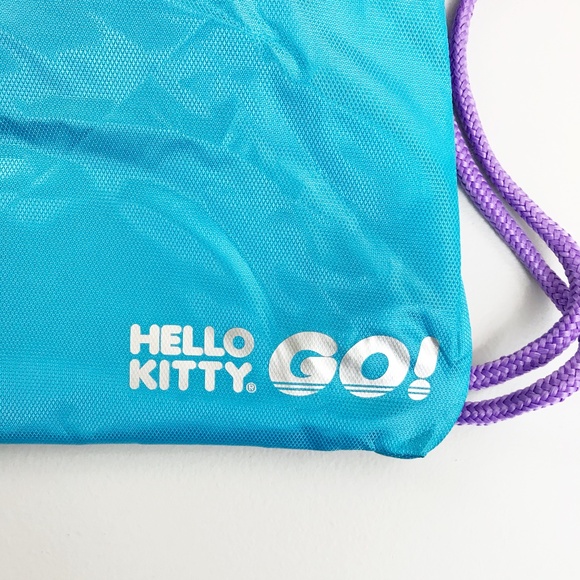 Sanrio | Bags | Hello Kitty Sanrio Go Sports Sack Backpack Nylon ...